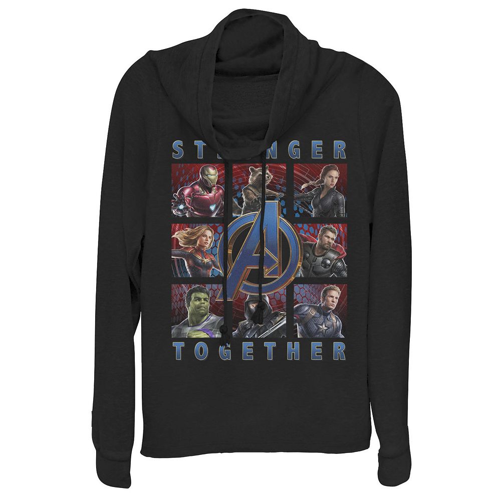 Juniors' Marvel Avengers: Endgame Stronger Together Panel Cowlneck ...