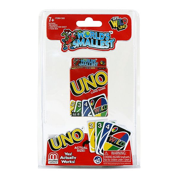 World's Smallest Uno Game