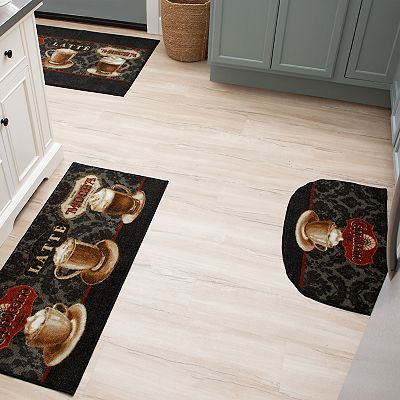 Espresso Coffee Kitchen Rug