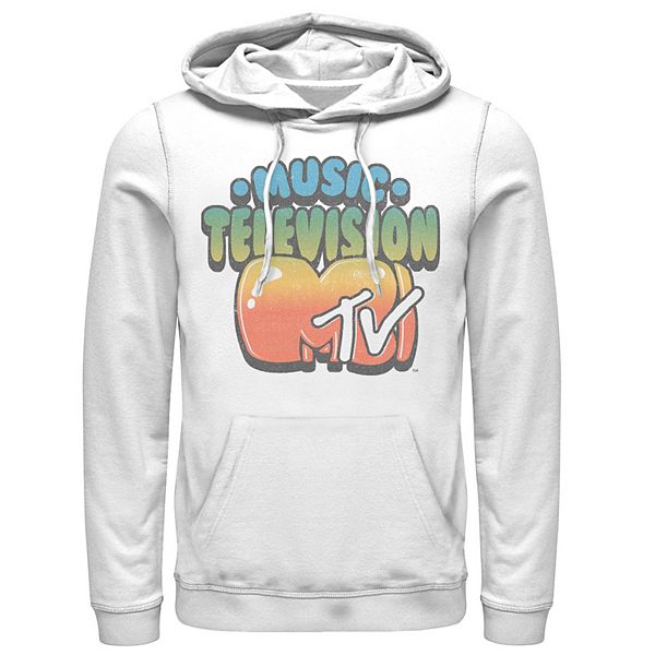 Men's MTV Logo Bubble Balloon Font Style Hoodie