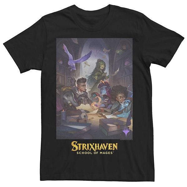 Men's Magic The Gathering Strixhaven School Of Mages Poster Tee