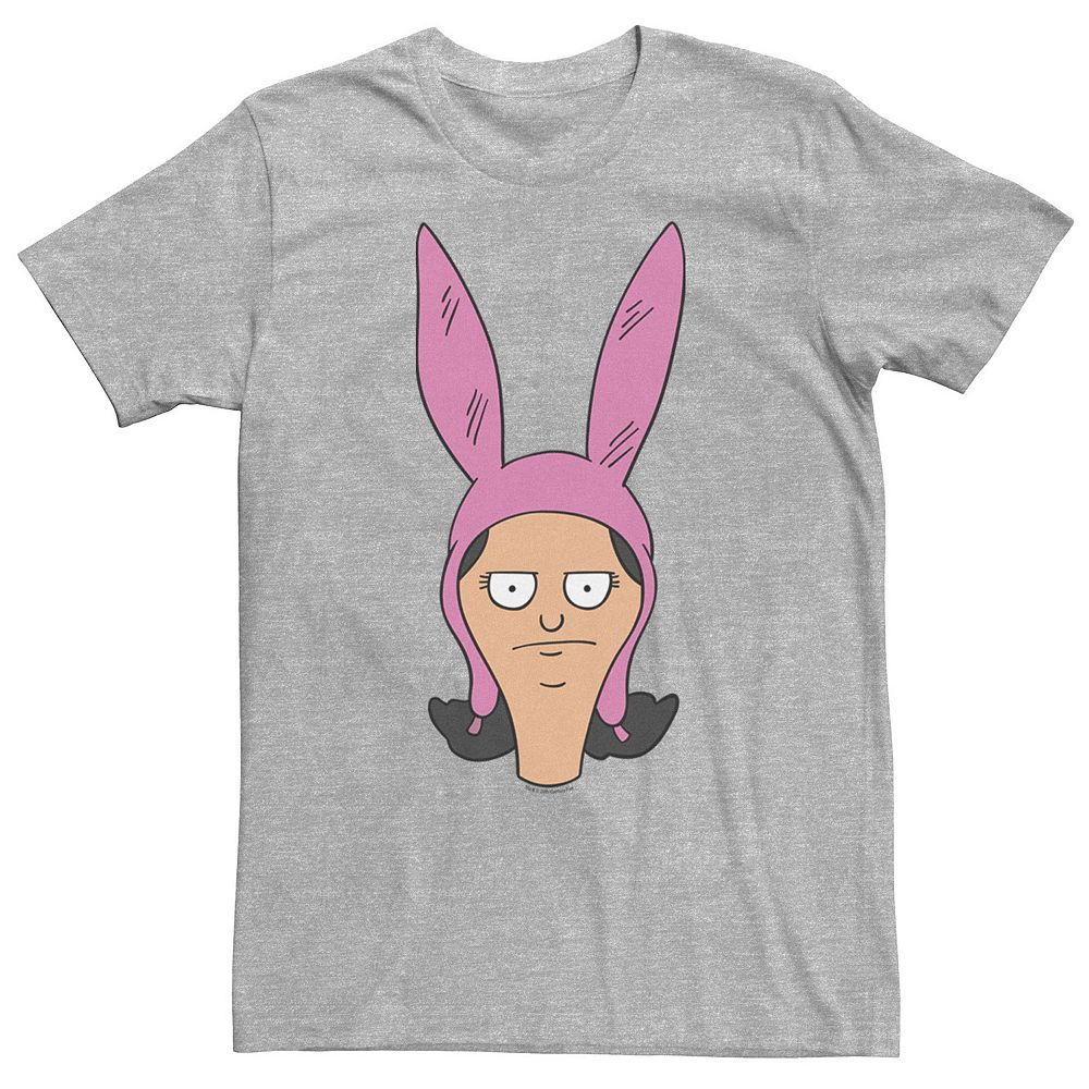Big & Tall Bob's Burgers Louise Angry Big Face Tee