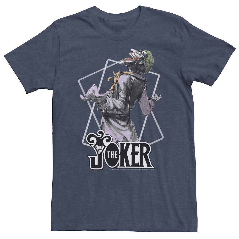 Big & Tall DC Comics Batman Joker Laughing Maniac Tee