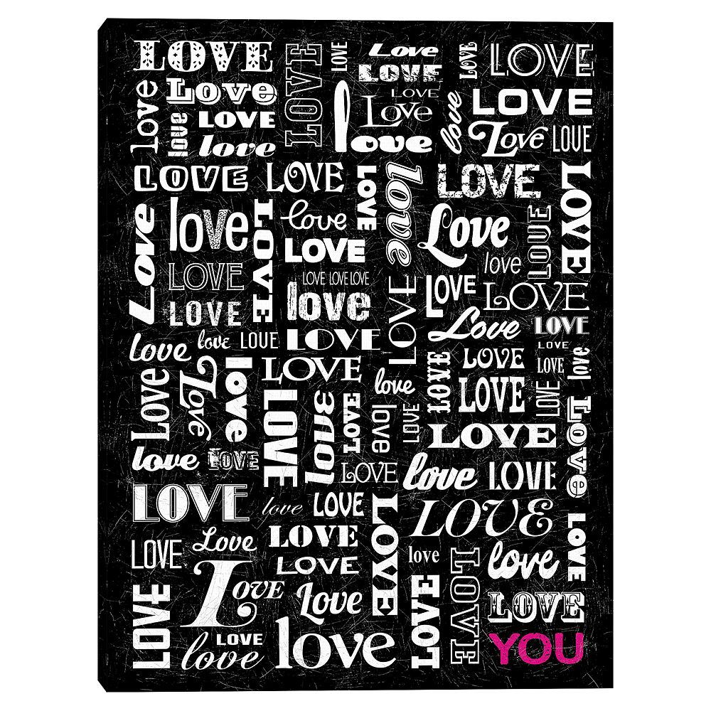 Masterpiece Love You Canvas Wall Art