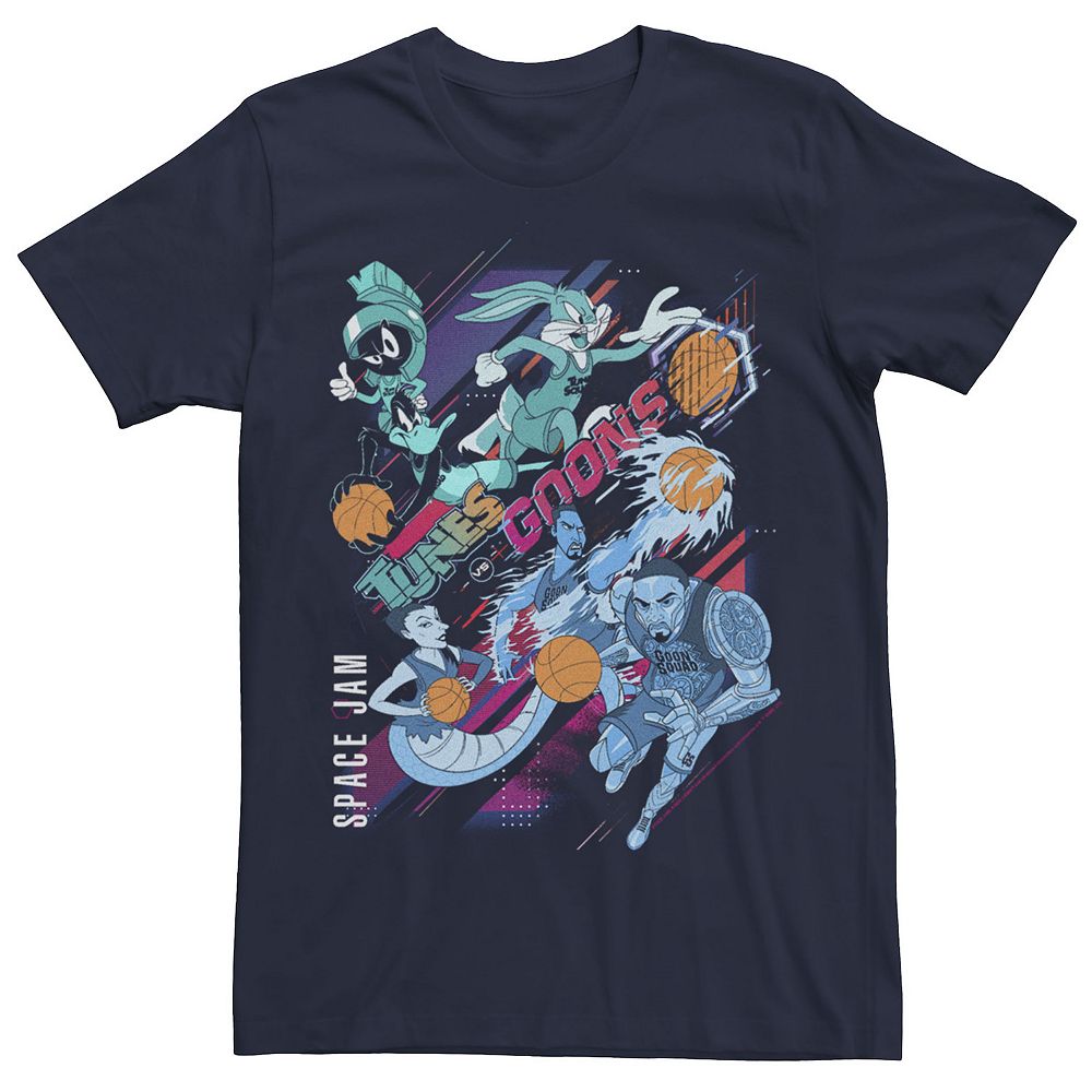 Men's Space Jam 2 Tunes Vs Goons Character Collage Portrait Tee