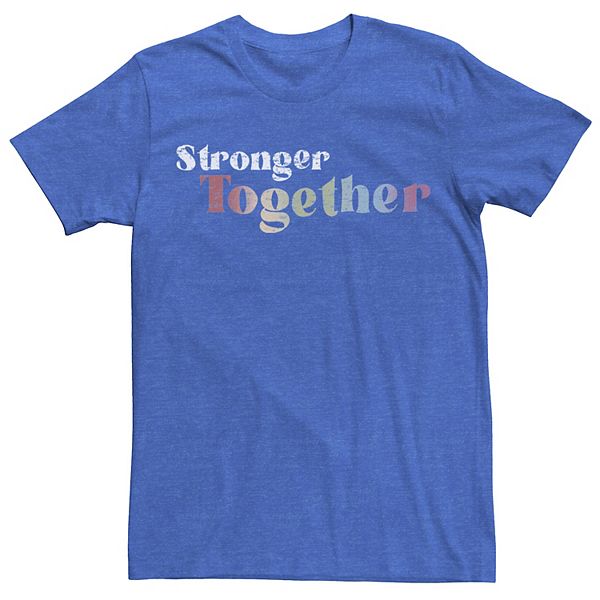 Men's Stronger Together Text Tee