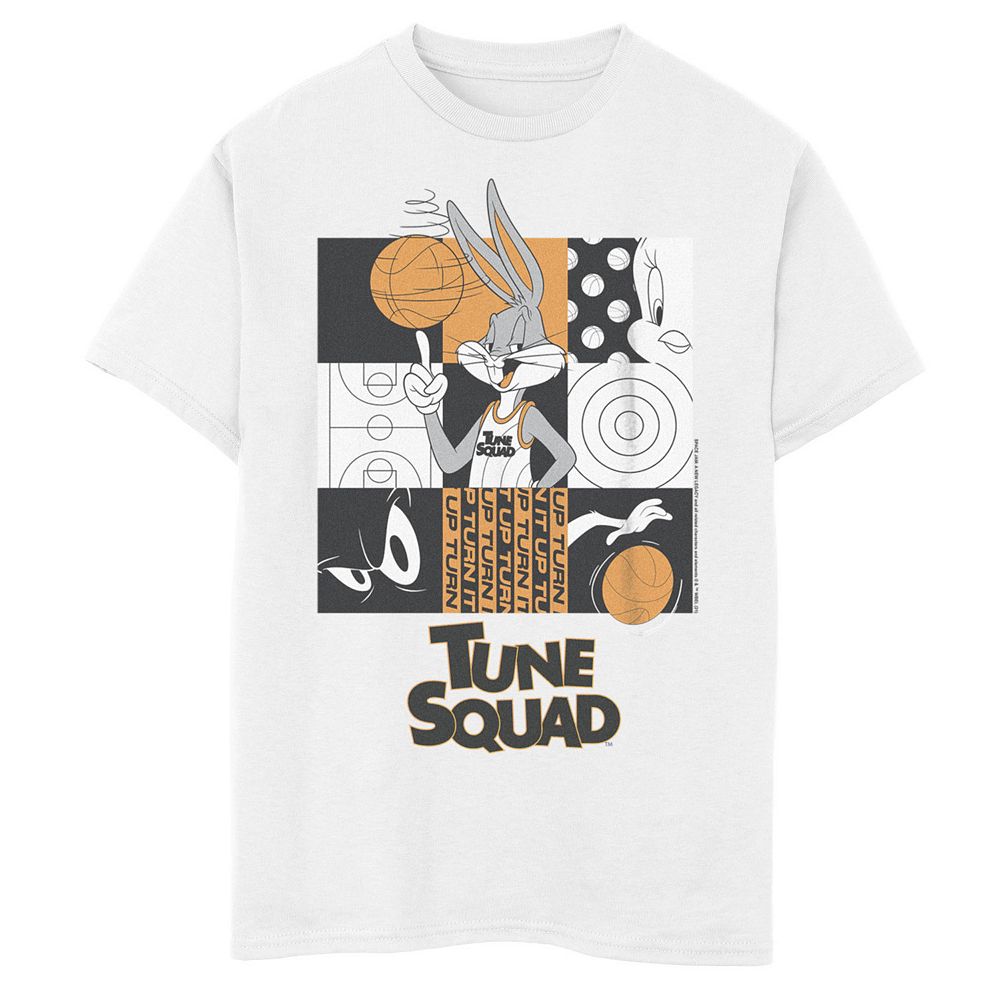 Boys 8-20 Space Jam 2 Bugs Bunny Panel Collage Graphic Tee