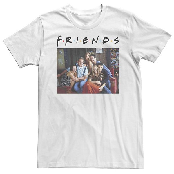 Big & Tall Friends Classic Logo Group Portrait Tee