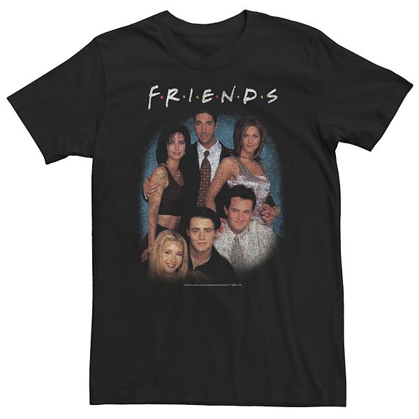 Big & Tall Friends Group Shot Vintage Portrait Tee