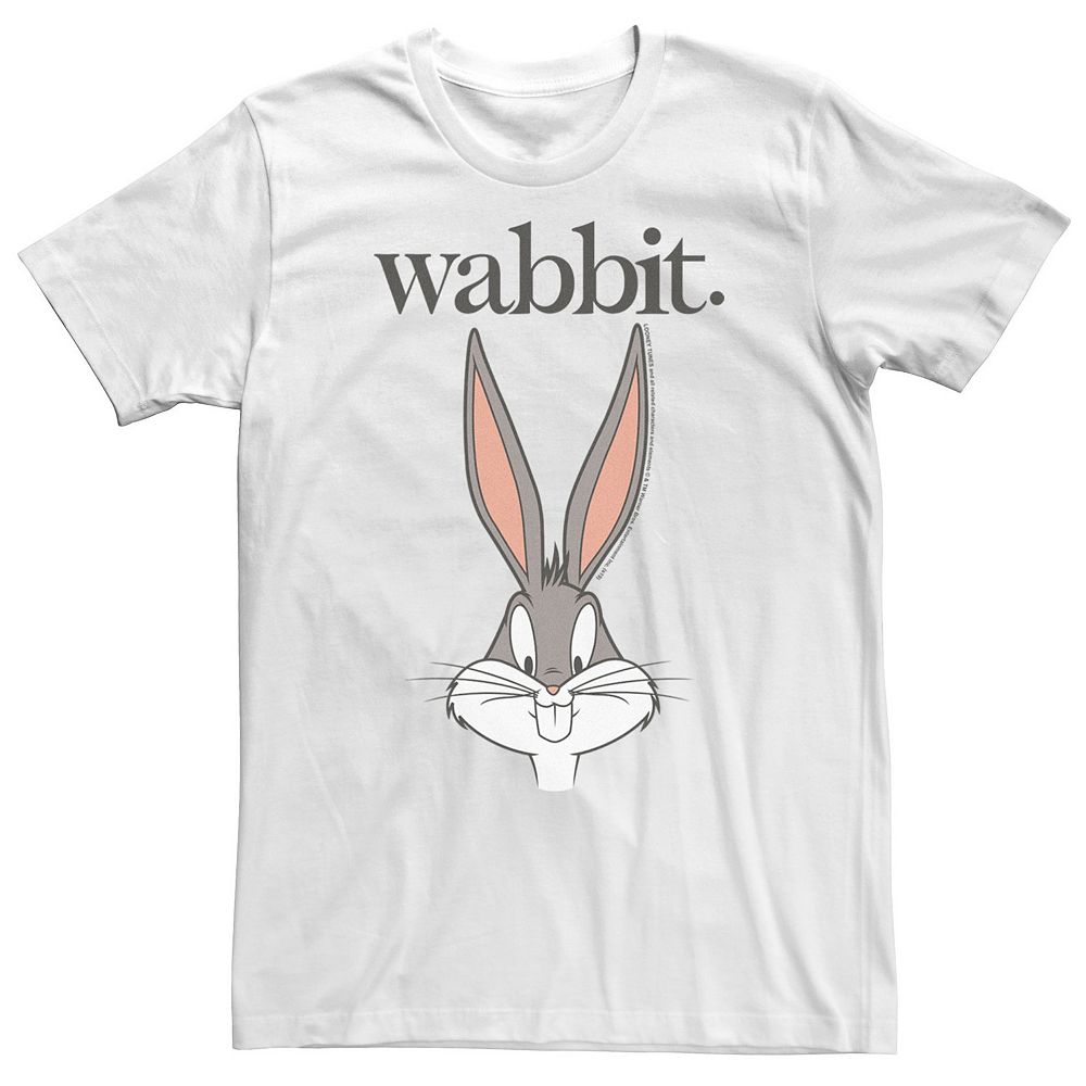 Big & Tall Looney Tunes Bug Bunny Wabbit Big Face Tee