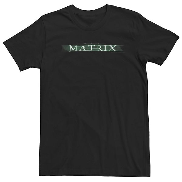 Big & Tall The Matrix Title Logo Across Chest Tee