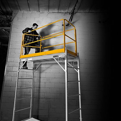 MetalTech 6 Ft Guardrails System Accessory for Select Jobsite Series ...