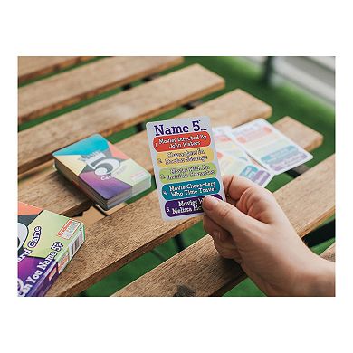 Name Five Family Card Game