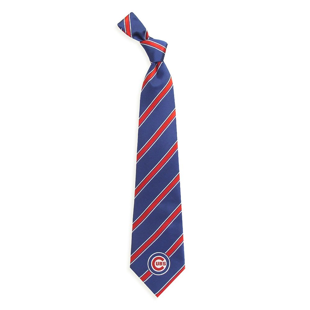 Chicago Cubs MLB Striped Tie