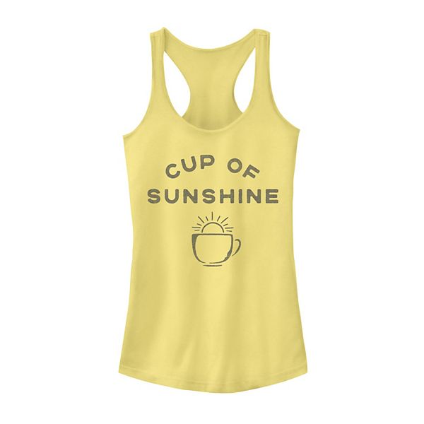 Juniors' Coffee "Cup Of Sunshine" Tank Top
