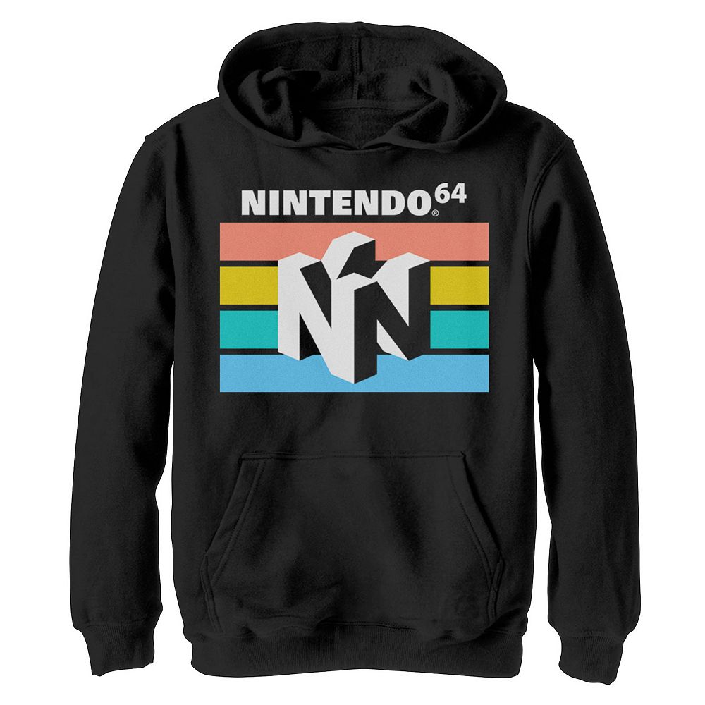 Boys 8-20 Nintendo Only the Best Retro Logo Hoodie