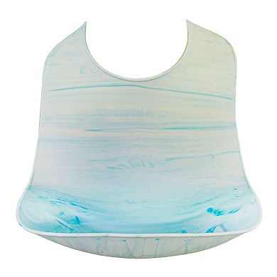Baby Treasures 2 Pack Marbled Silicone Bibs