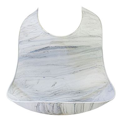 Baby Treasures 2 Pack Marbled Silicone Bibs