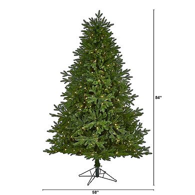 nearly natural 7-ft. Nova Scotia Fir Real Touch Artificial Christmas Tree