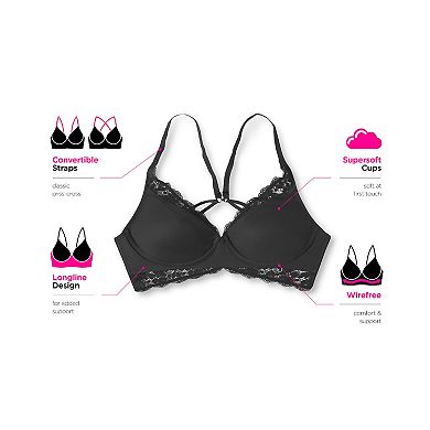Maidenform® Pure Comfort® Convertible Bralette DM1190