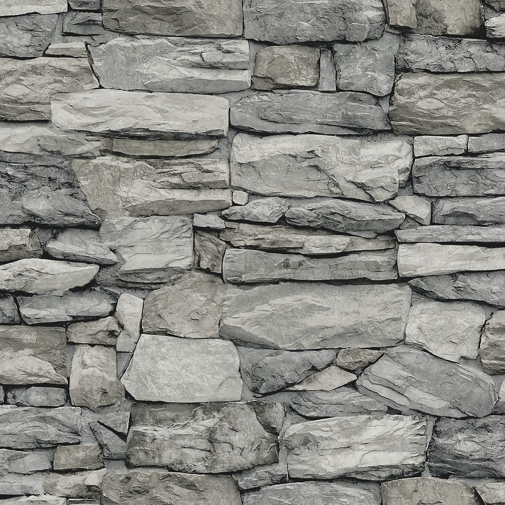 Roommates Stone Peel & Stick Wallpaper