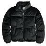 Women's Nine West Velvet Puffer Jacket