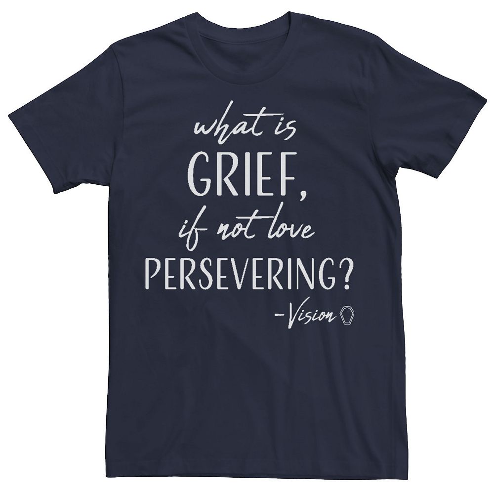 Men's Marvel WandaVision What is Grief, If Not Love Persevering? Tee