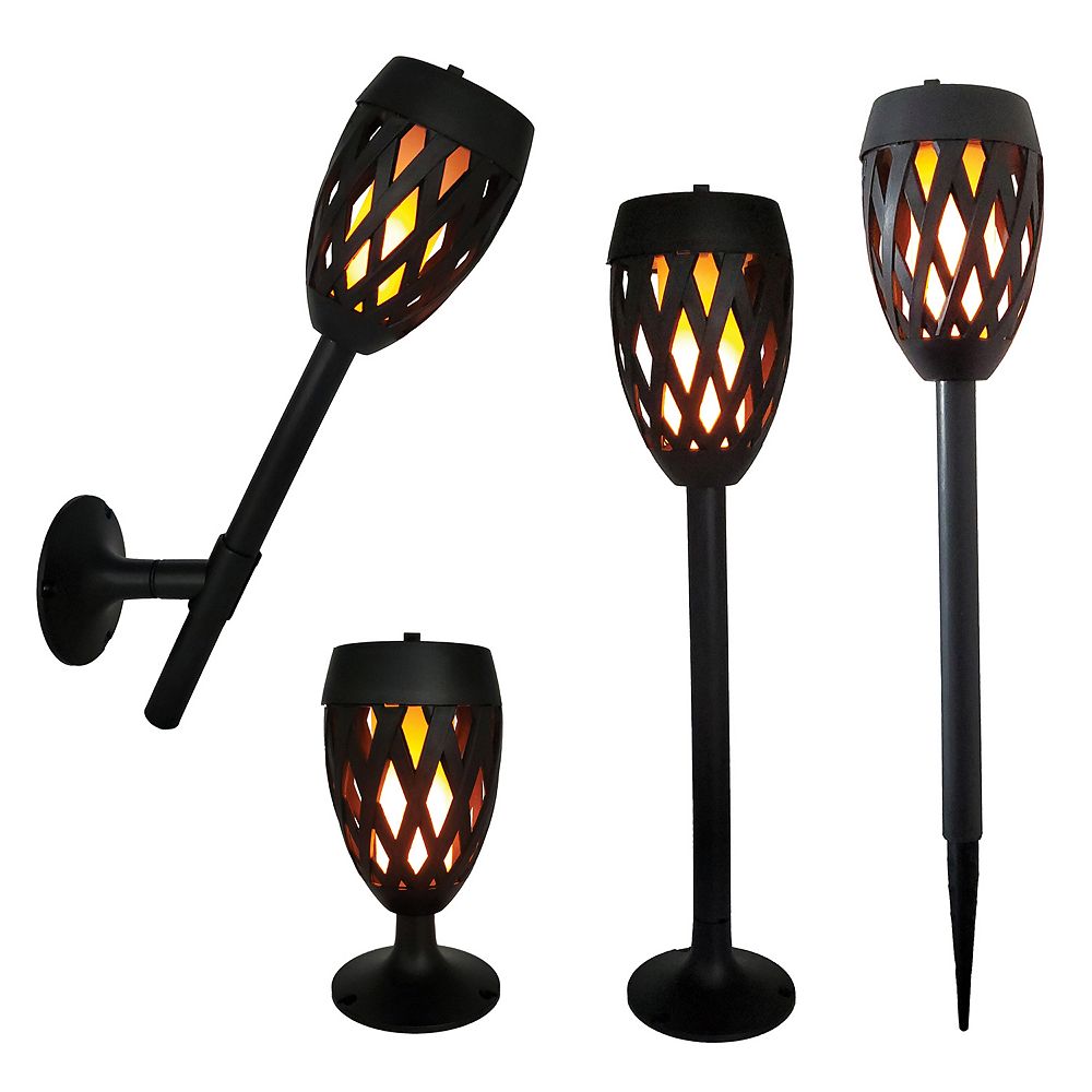 Solar Flame Effect LED Mini Torch