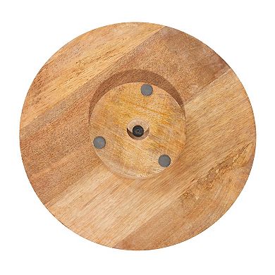 Stella & Eve Wooden Lazy Susan Cake Stand