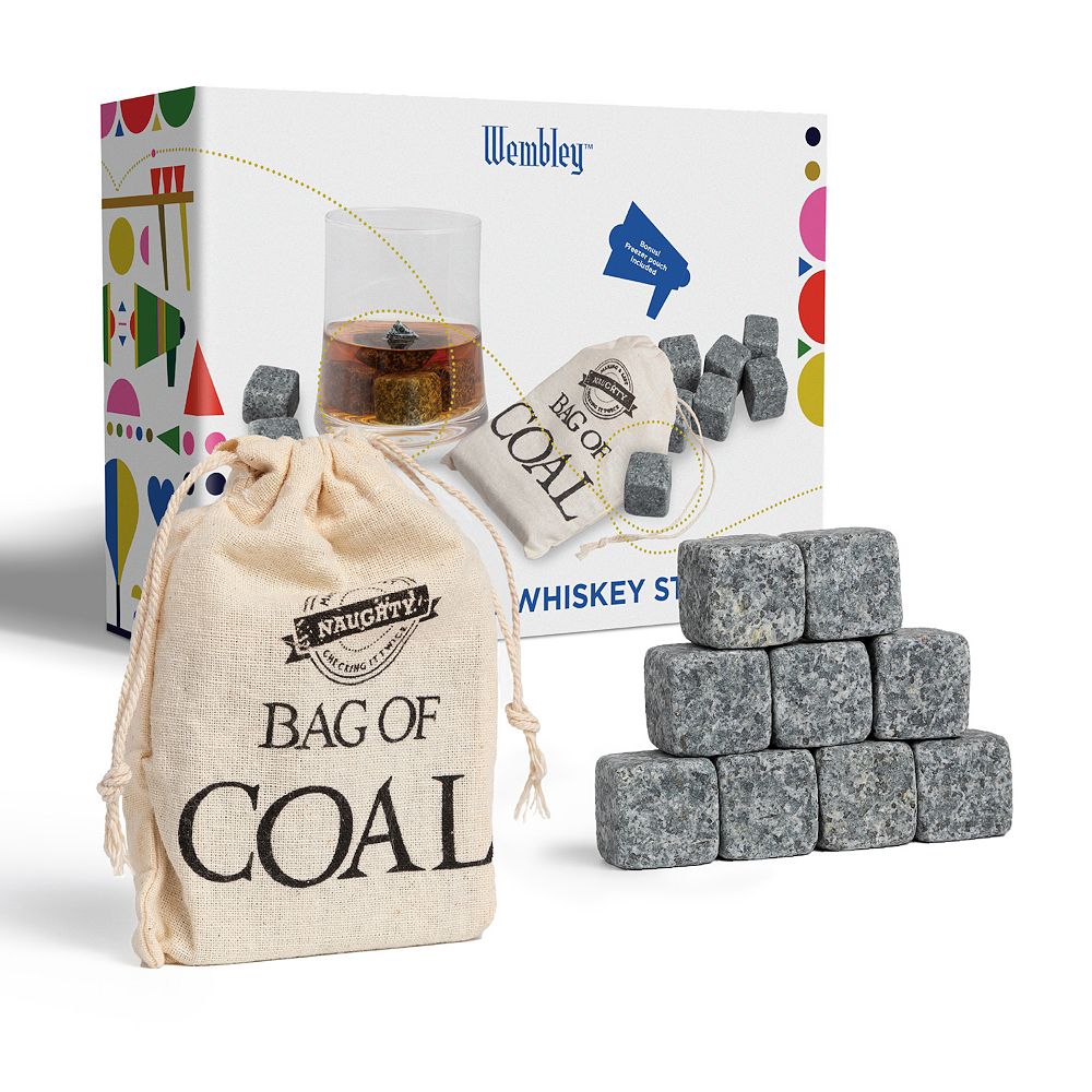 Wembley Whiskey Stone Cubes 10-Piece Gift Set
