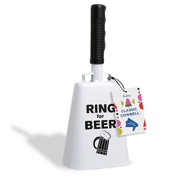 Wembley "Ring for Beer" Cowbell with Handle