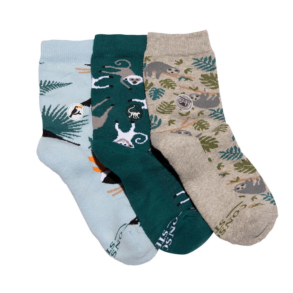 Kids' Conscious Step Socks that Protect the Rainforest - 3-Pack