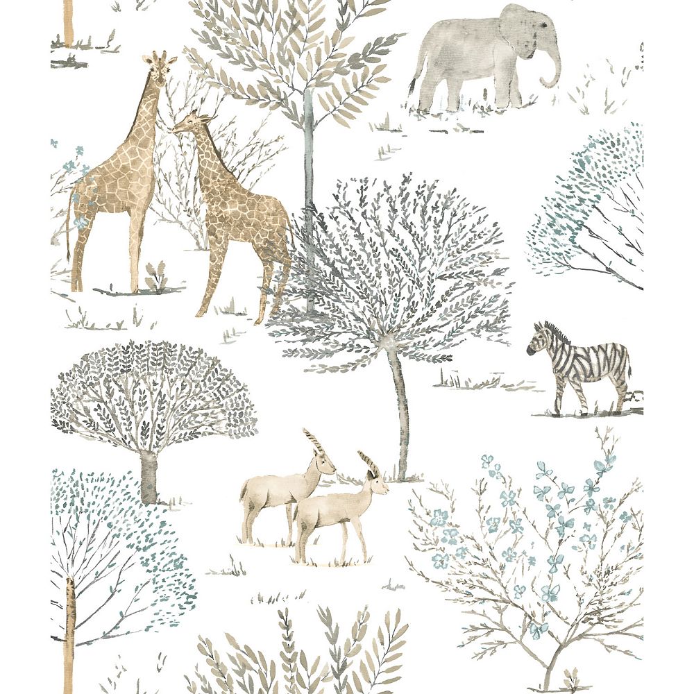 RoomMates On The Savanna Peel and Stick Wallpaper