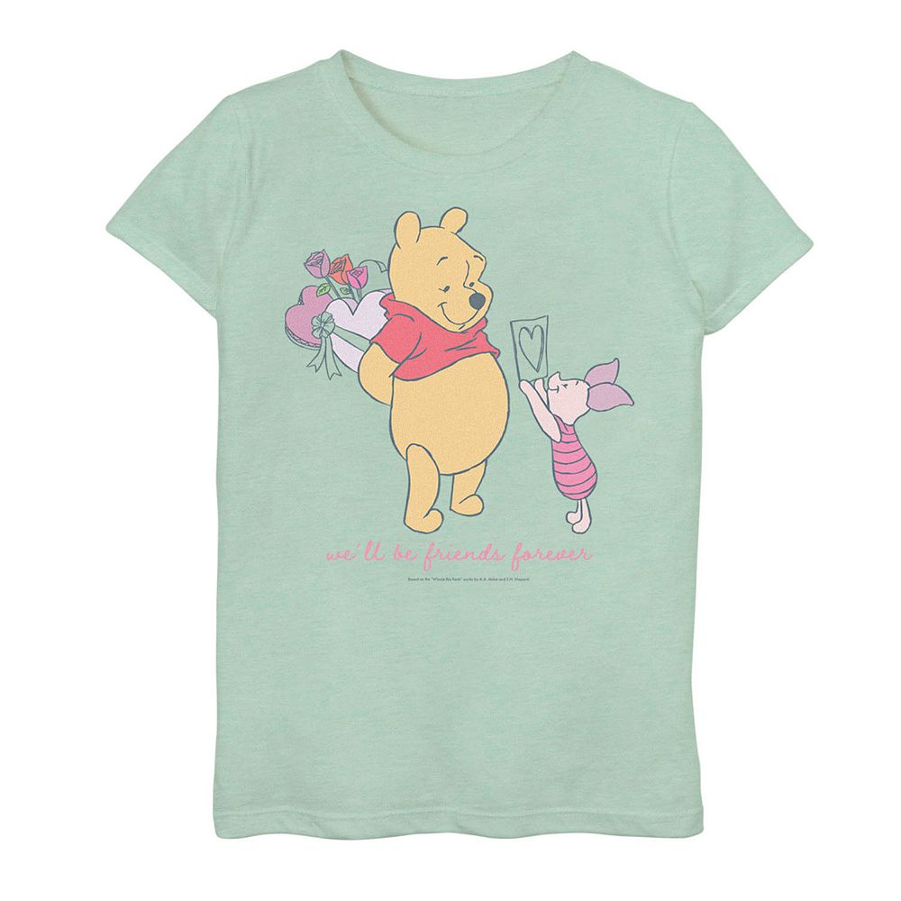 Disney's Winnie The Pooh Girls 7-16 Valentine's Day Friends Forever ...