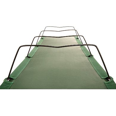 Kamp-Rite Indoor/Outdoor Compact Light Collapsible Economy Cot, Green