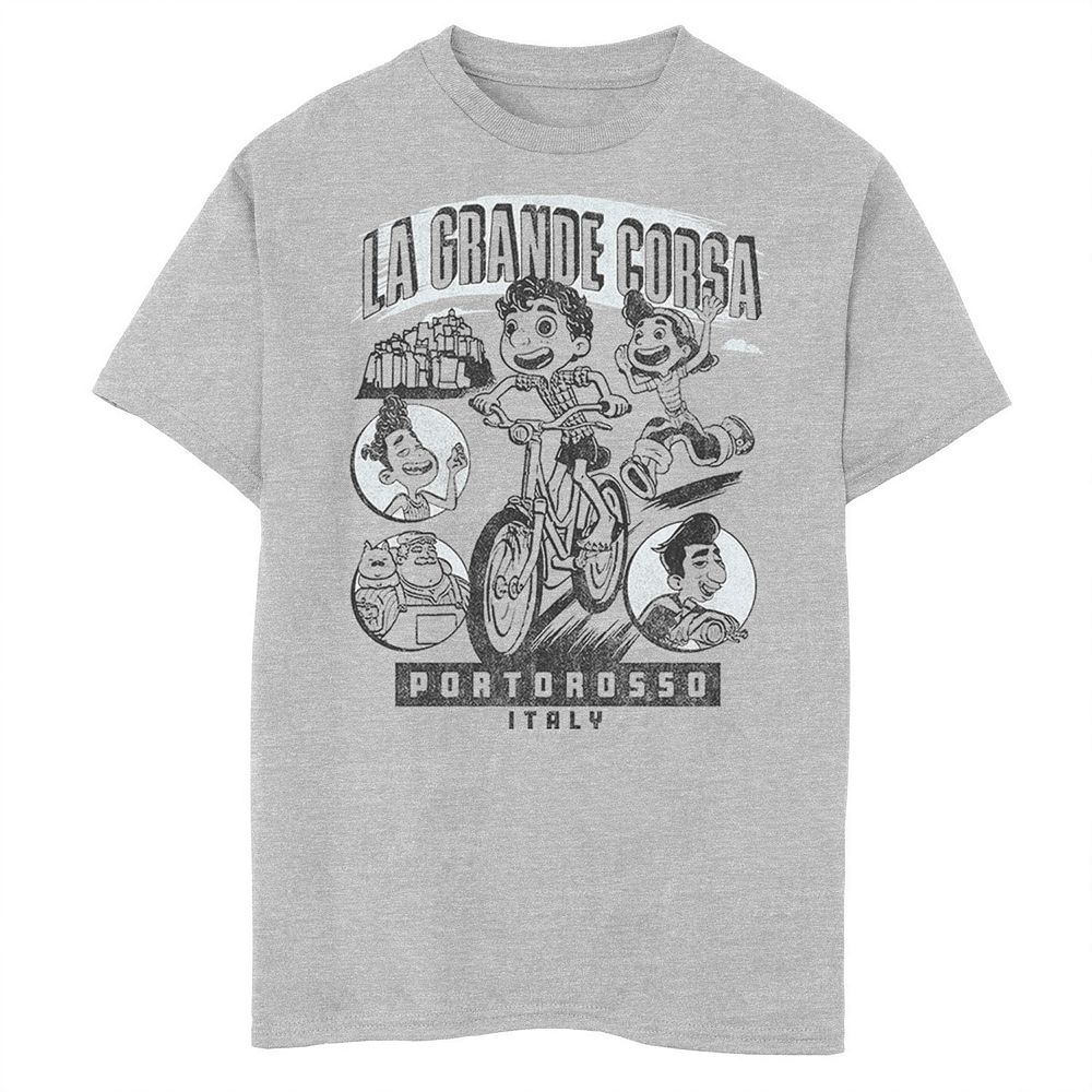 Disney / Pixar's Luca Boys 6-20 La Grande Corsa Portorosso Italy Sketch Tee