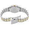 Seiko Men's Essential Two Tone White Dial Watch - SUR430