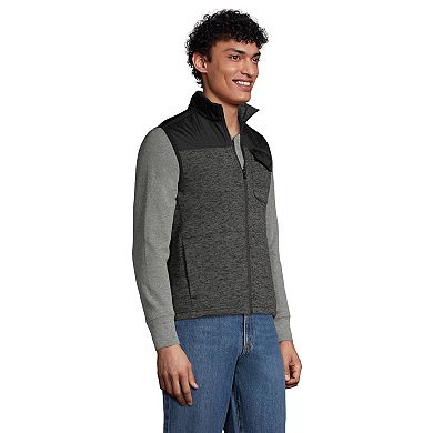 Men's Lands' End Hybrid Fleece Vest