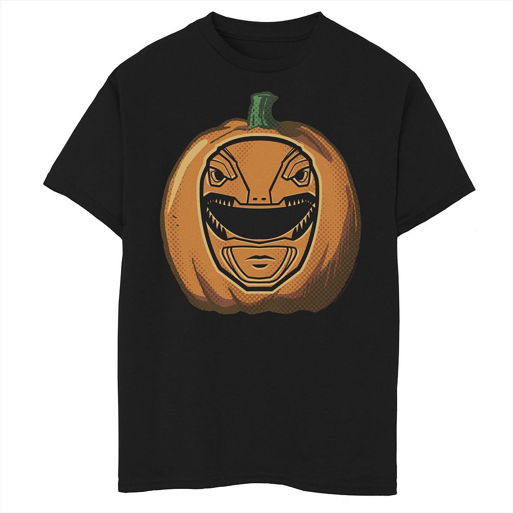 Boys 8-20 Power Rangers Halloween Pumpkin Carving Graphic Tee