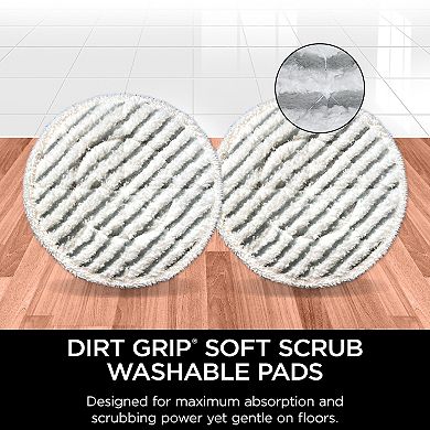 Shark® Steam & Scrub Dirt Grip Soft Scrub & Dusting Washable Pads ...