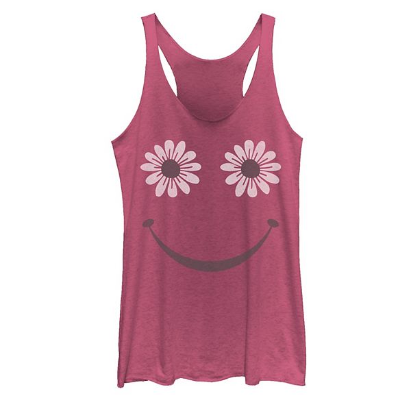 Juniors' Daisy Smile Tank Top
