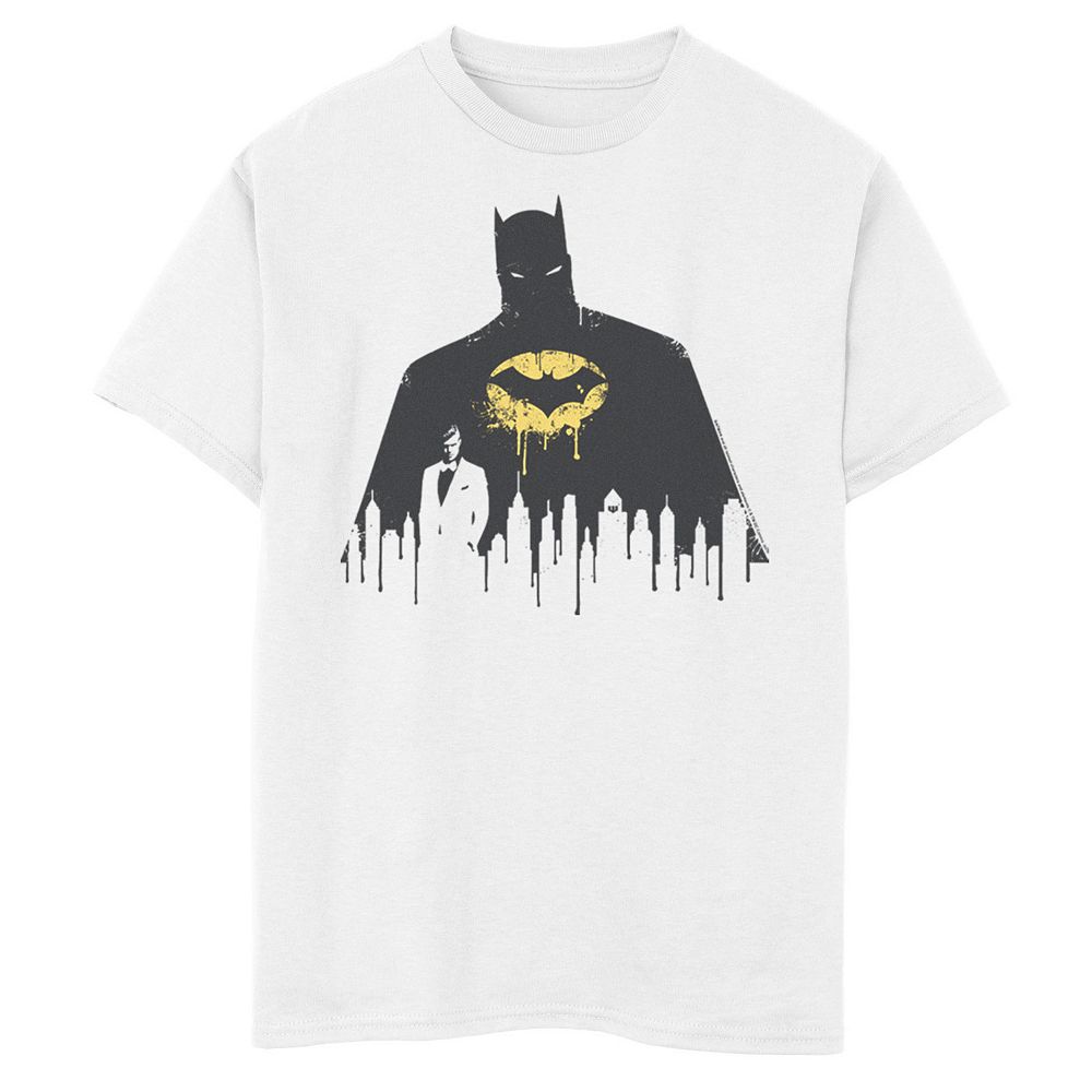 Boys 6-20 Batman Paint Drip Portrait Graphic Tee