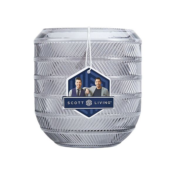 Scott Living Luxe Textured Glass Decorative Vase Table Decor