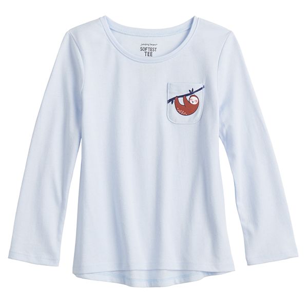 Toddler Girl Jumping Beans® Long Sleeve High Low Pocket Tee