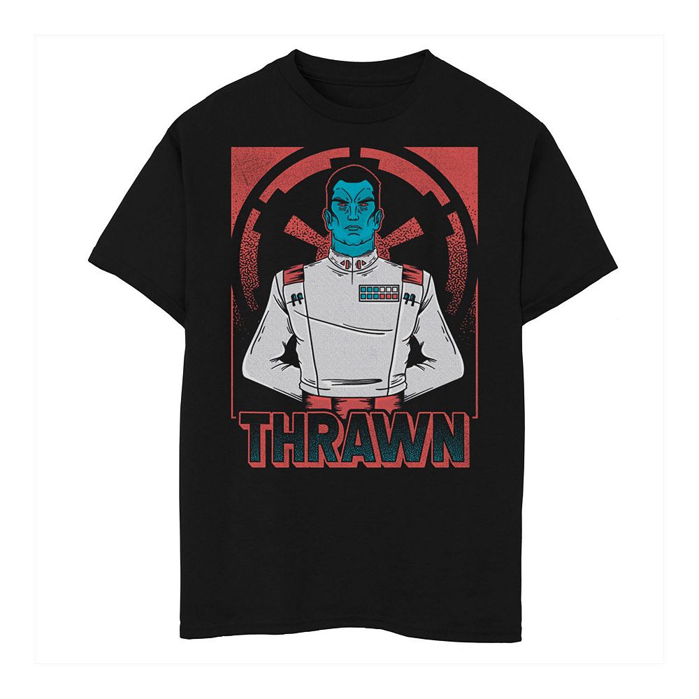 Boys 8-20 Star Wars Grand Admiral Thrawn Poster Tee