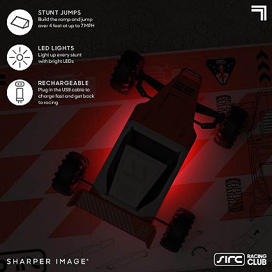 Sharper Image RC Stunt Jump Rover with Jumping Ramp