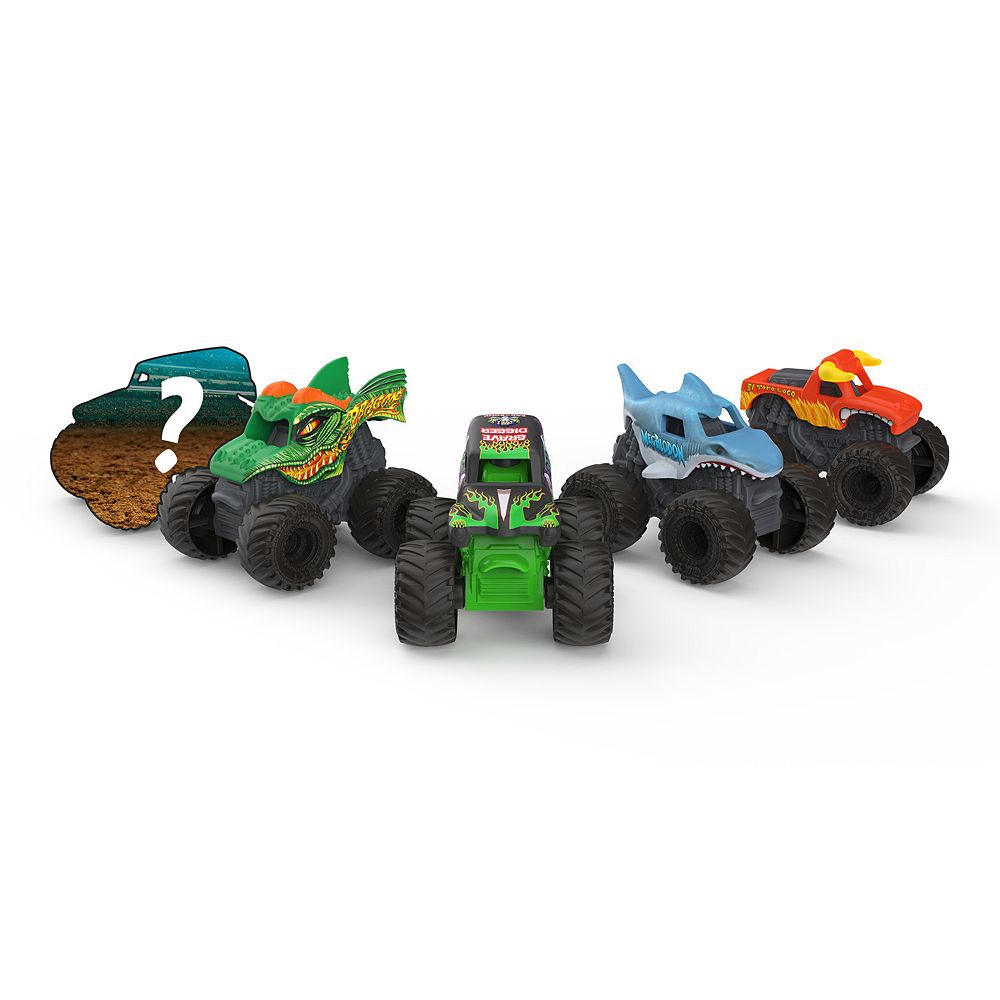Monster Jam 5-Pack Official Mini Collectible Monster Trucks with 1 ...