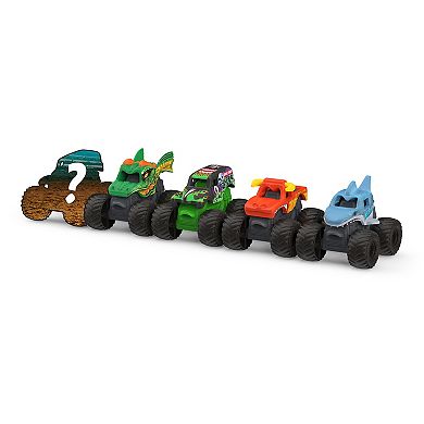 Monster Jam 5-Pack Official Mini Collectible Monster Trucks with 1 ...