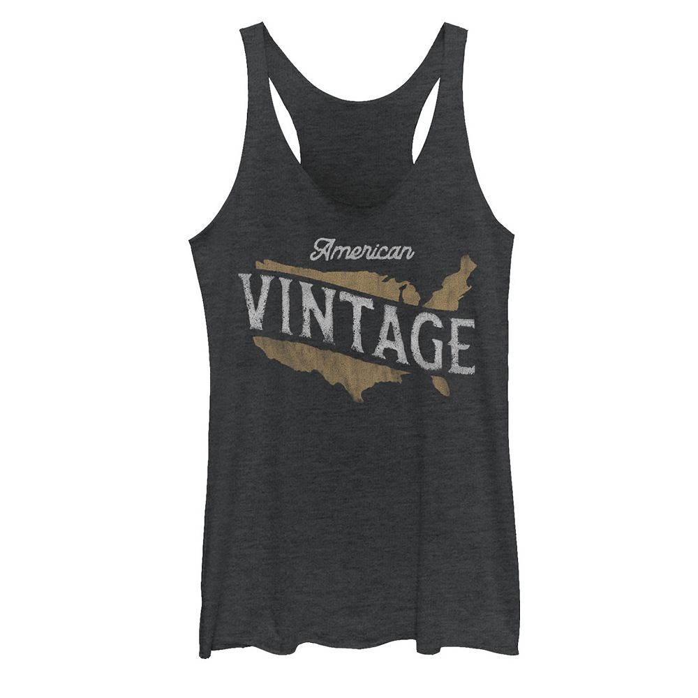 Juniors' "American Vintage" Racerback Tank Top