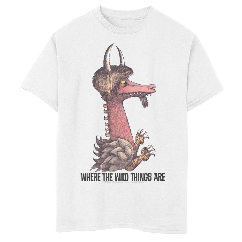 Boys 8-20 Where The Wild Things Are Long Neck Monster Graphic Tee